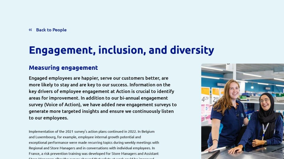 Engagement inclusion and diversity - Update2022