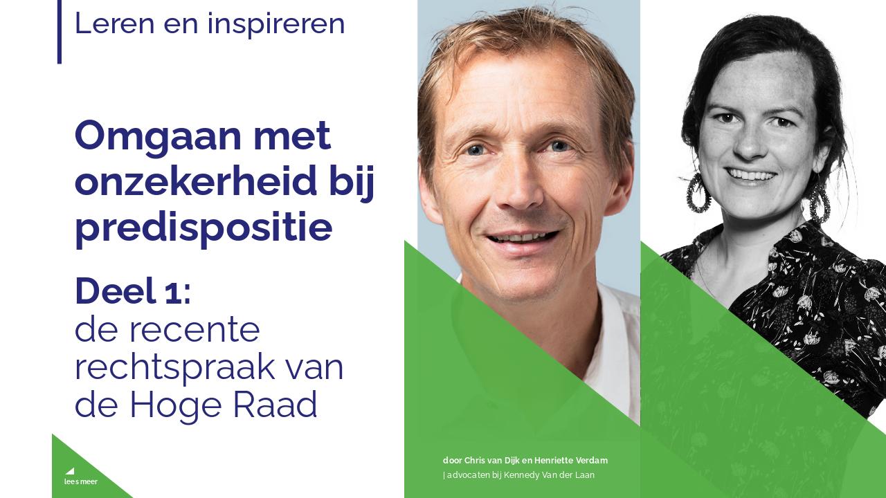 Leren en inspireren – Omgaan met onzekerheid bij predispositie deel 1 ...