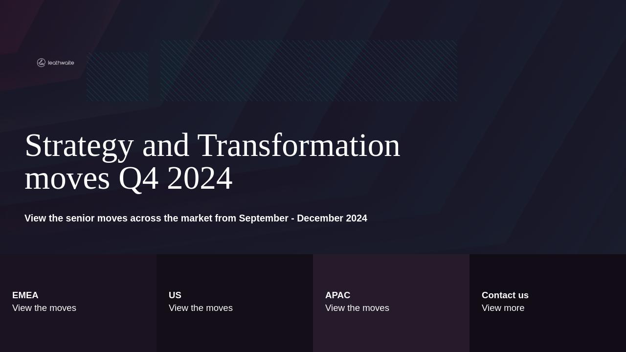 Strategy And Transformation Moves Strategy And Transformation Moves