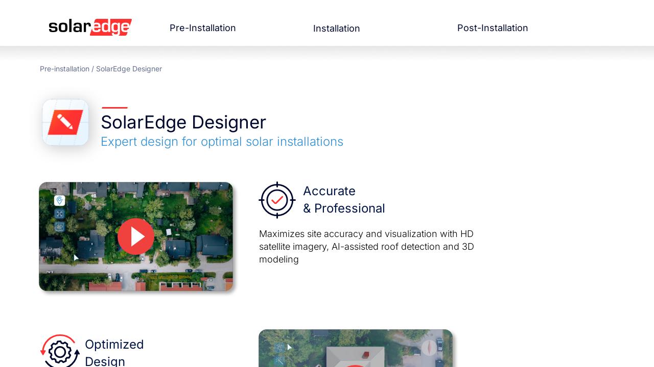SolarEdge Designer - SolarEdge Software Suite