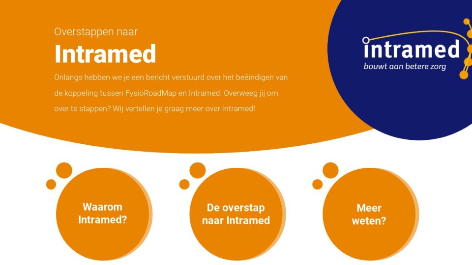 Overstappen naar Intramed - FRM overstappagina