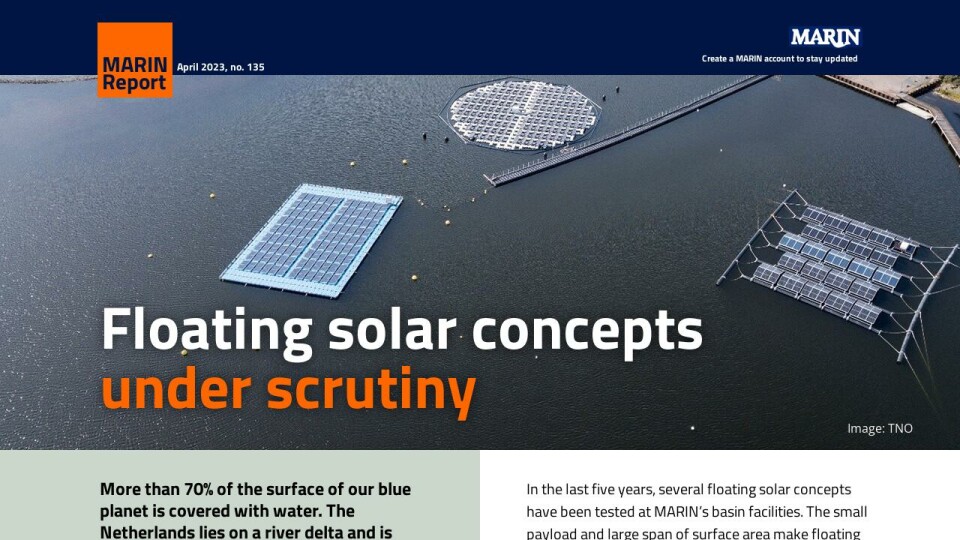 Floating Solar - MARIN Report 135