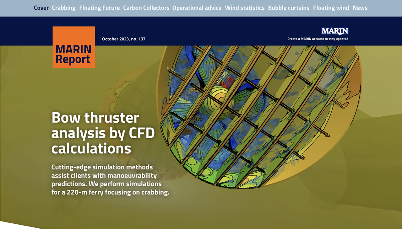 MARIN Report 137 Cover - MARIN Report - 137 edition