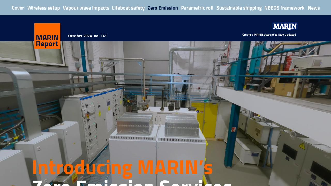 Introducing MARIN’s Zero Emission Services