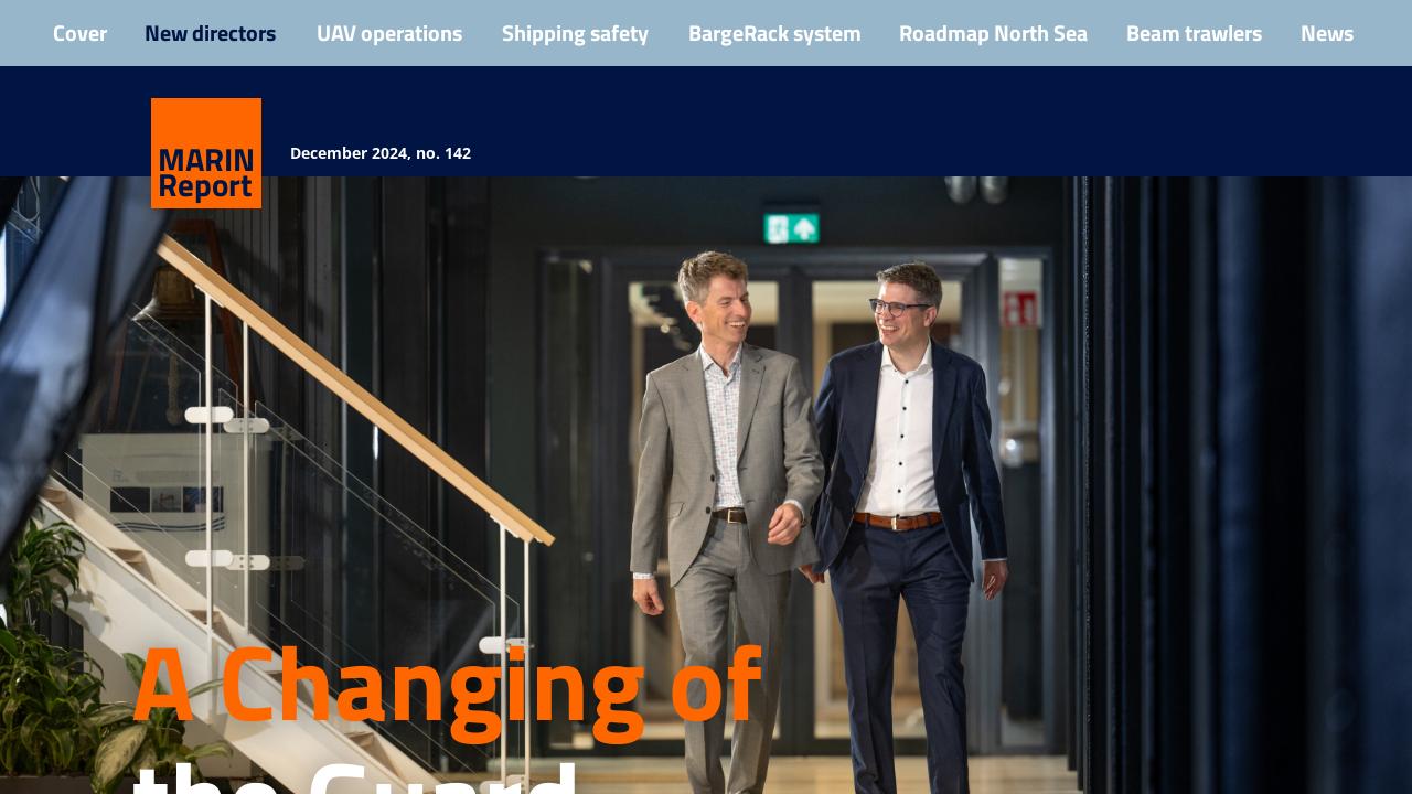 A Changing of the Guard, introducing MARIN’s two new directors