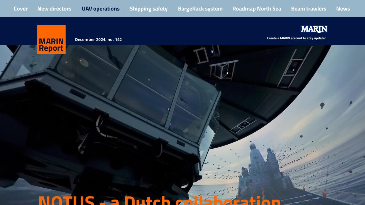 NOTUS - a Dutch collaboration in the field of naval ships and aerial ...