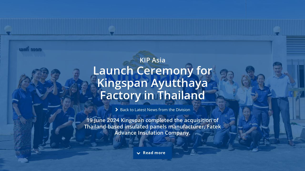 Asia - Factory in Thailand - KIP EAA Newsletter - Q2 2024