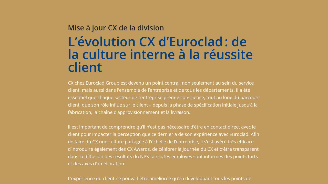 Euroclad CX Mise à jour - KIP EAA Bulletin- T1-T2 2025 - FR