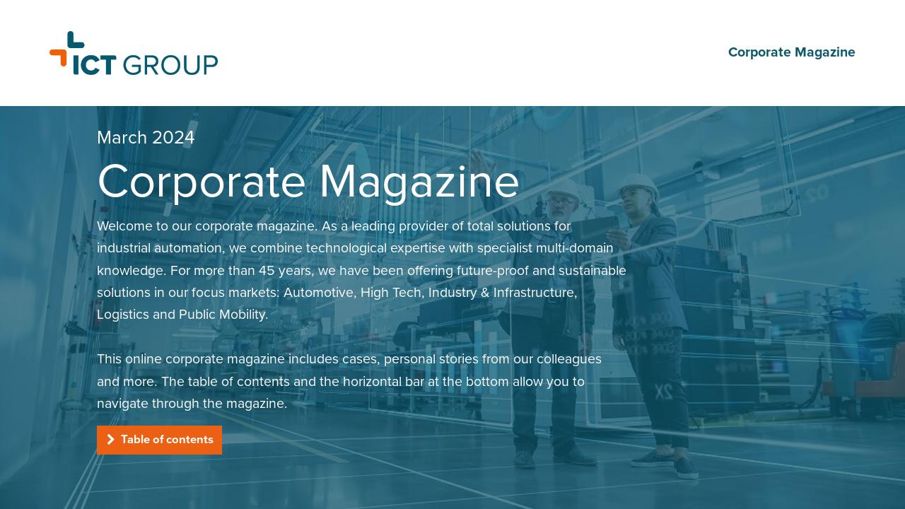 Cover Corporate Magazine March 2024 - ICT Group - Corporate magazine ...