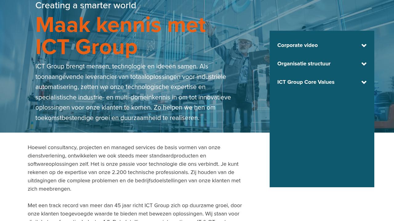 Over ICT Group - Industrie en Infra