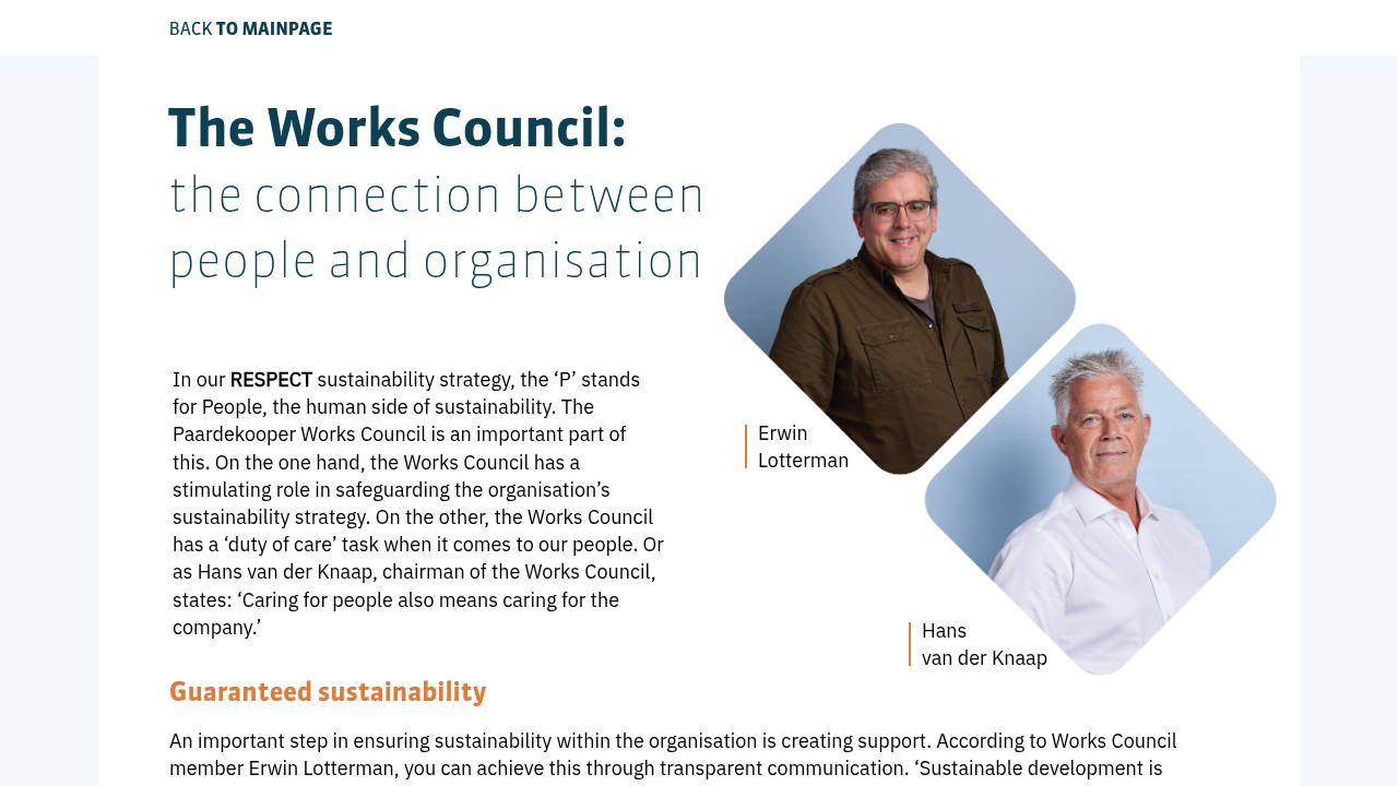 The Works Council - RDP Sustainability Report 2024