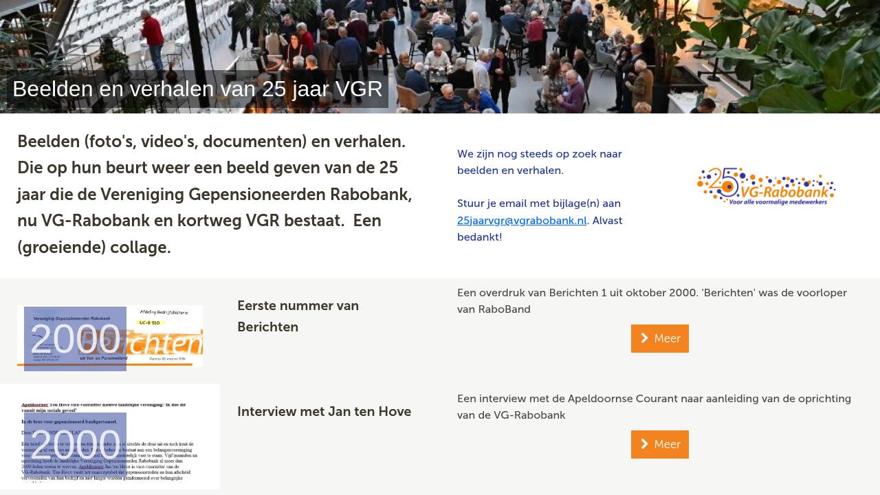 VGR 25 jaar-collage - VGR 25 jaar-collage