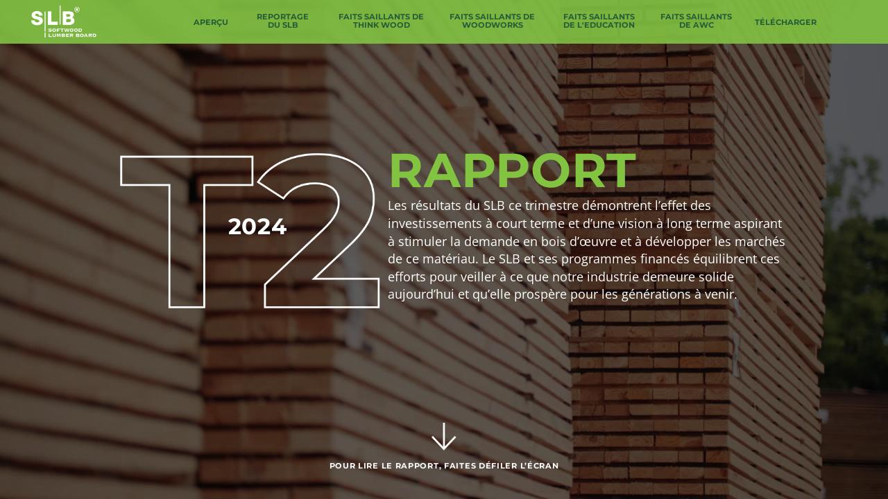 SLB T2 2024 - 2024 T2 Softwood Lumber Board Newsletter