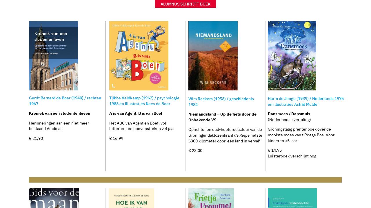 ALUMNUS SCHRIJFT BOEK - Broerstraat herfst 2024