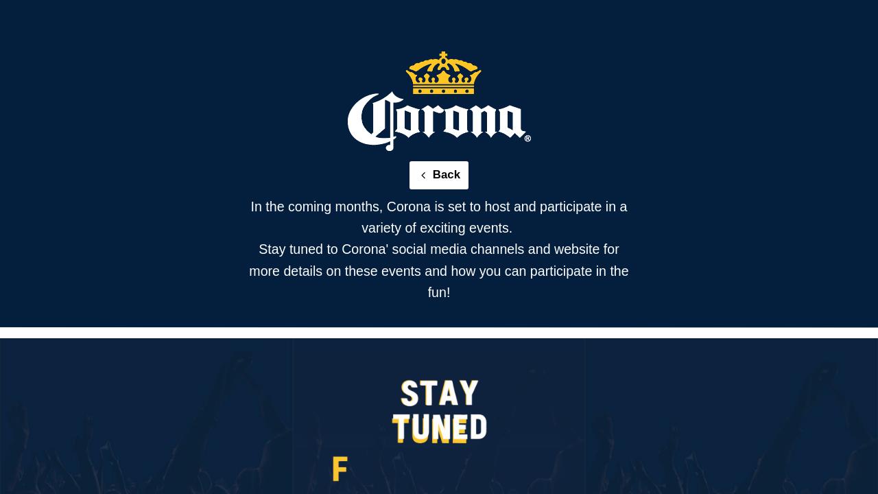 Corona Events - Bulmers Pub Portal