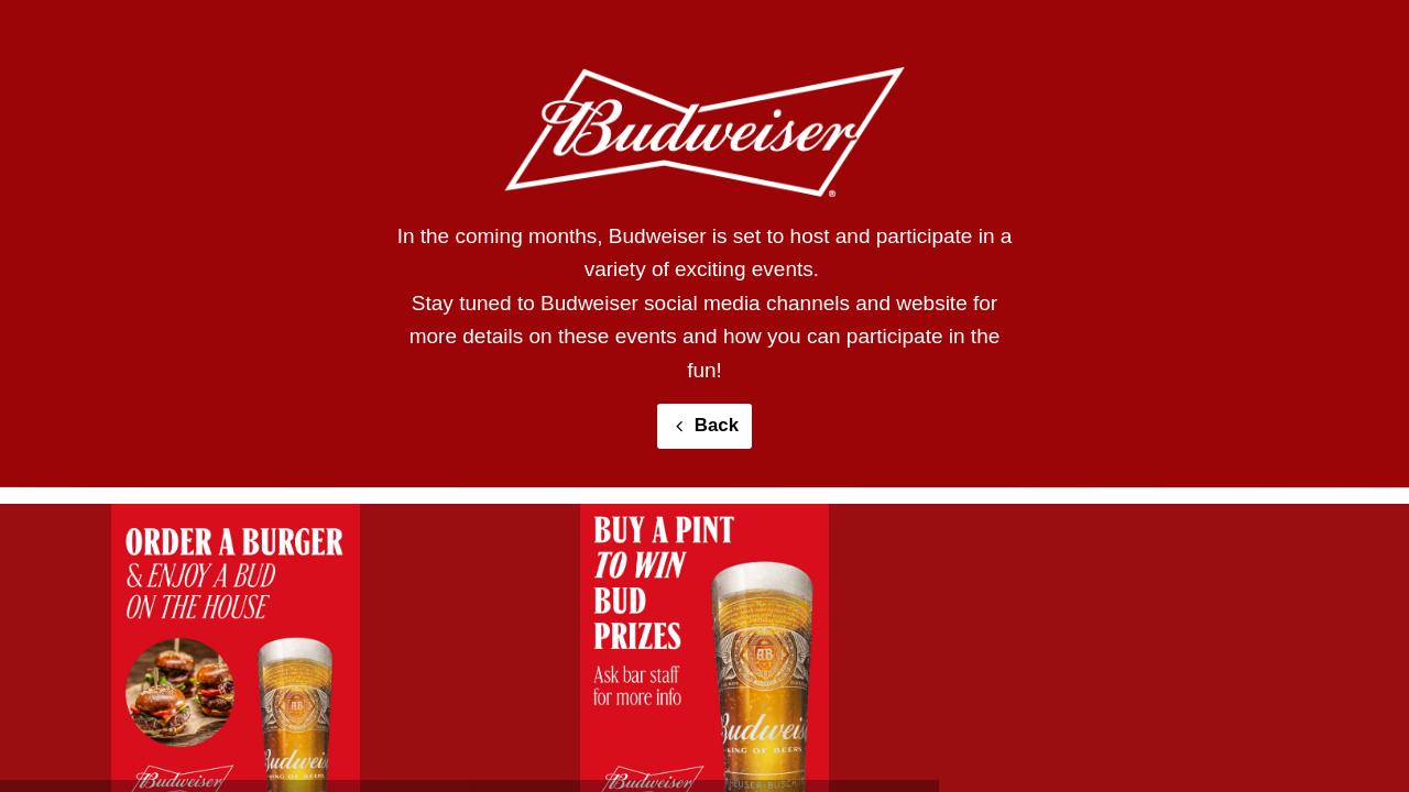 Budweiser ROS - Bulmers Pub Portal