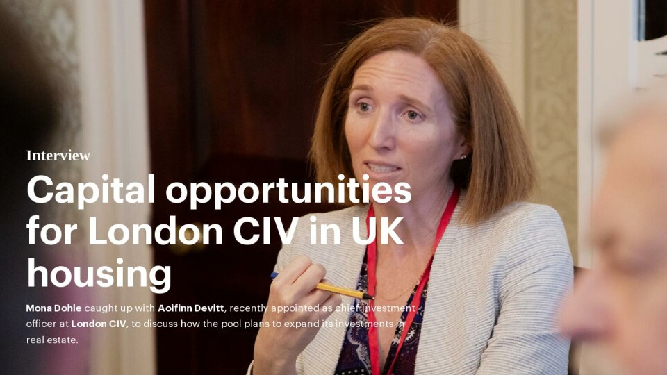 London CIV: Interview with new CIO Aoifinn Devitt - Private Markets ...