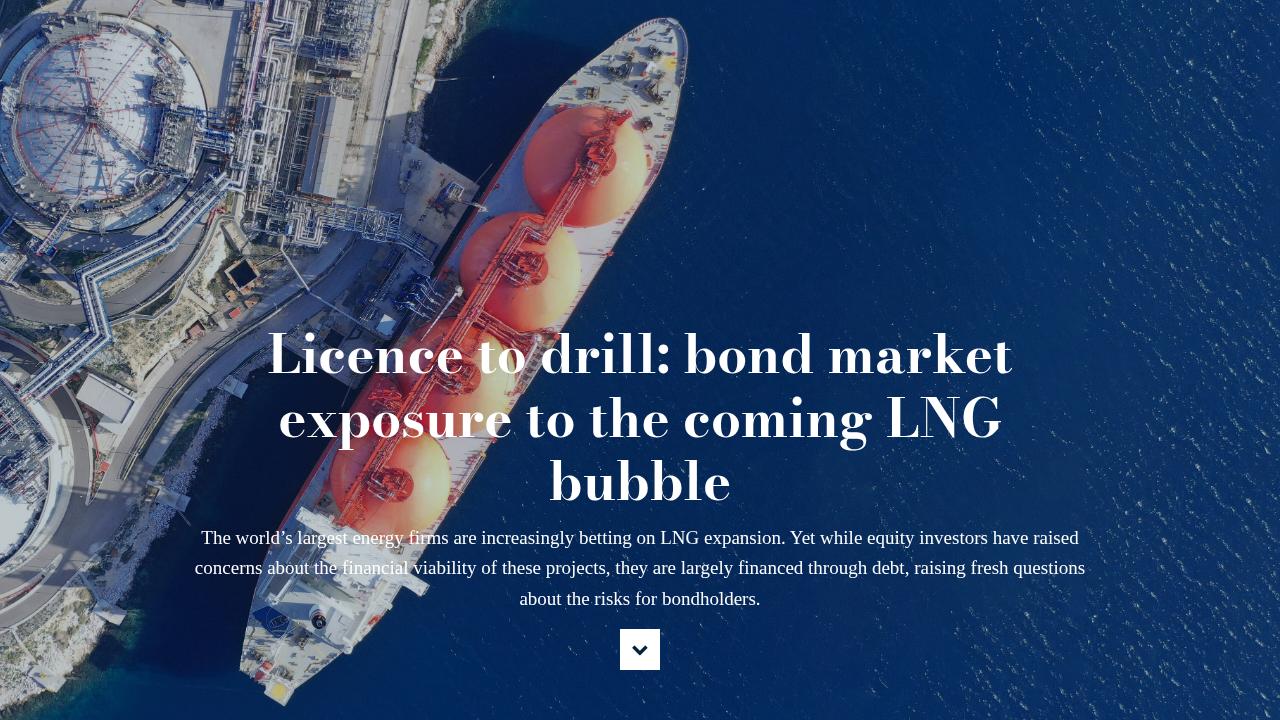 Licence to drill: bond market exposure to the coming LNG bubble - Net ...
