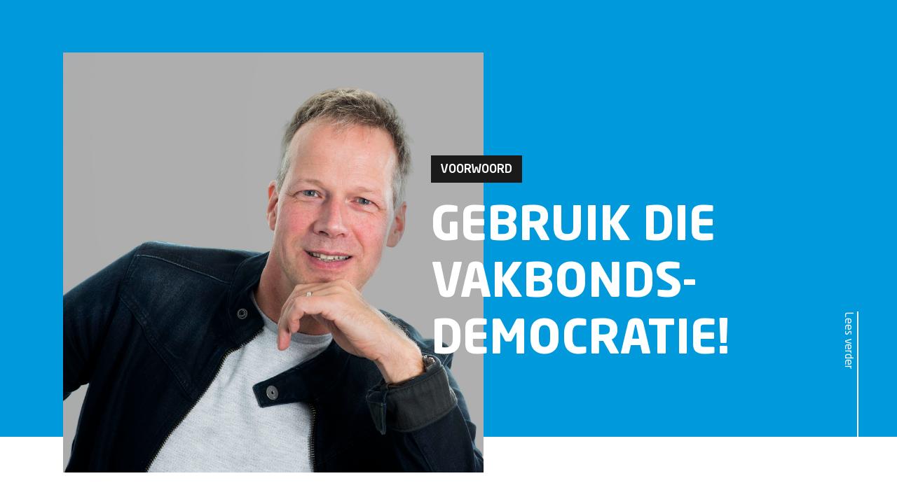 Voorwoord - FNV Magazine Spoor #1 | 2024