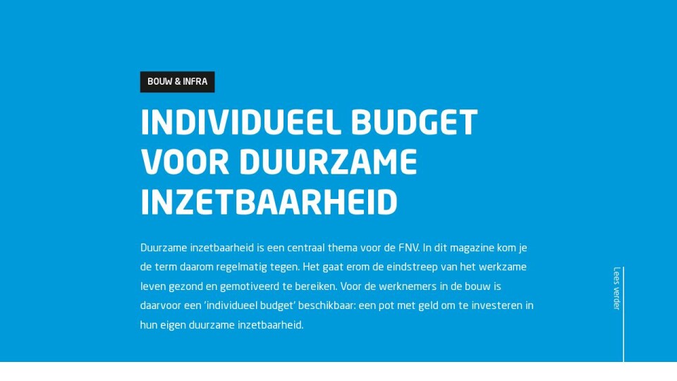 Bouw & Infra - FNV Magazine Bouwen & Wonen #2 | 2024