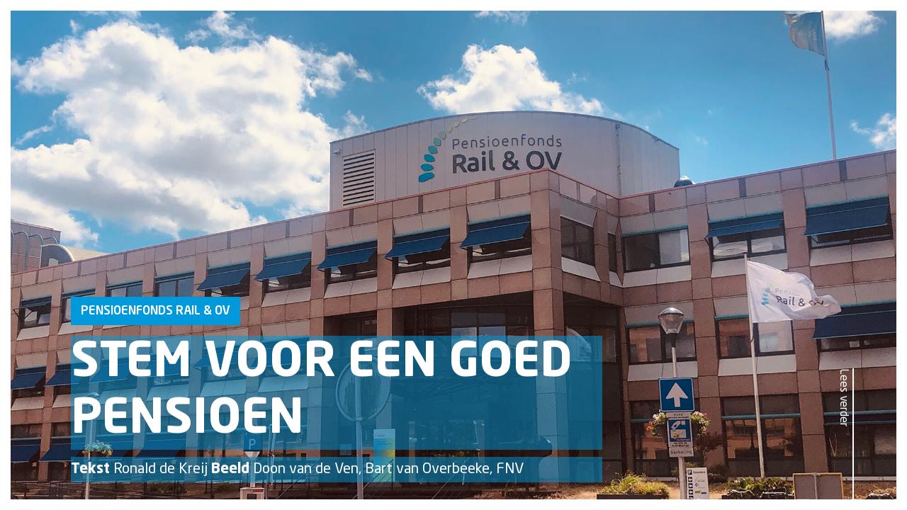 Pensioenfonds Rail & OV - FNV Magazine Spoor #3 | 2024