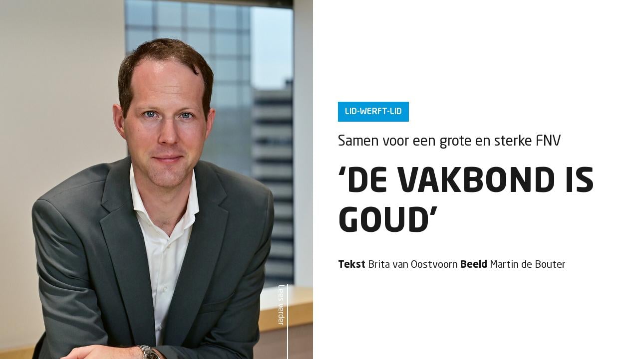 Robin werft leden - FNV Magazine #4 | 2024