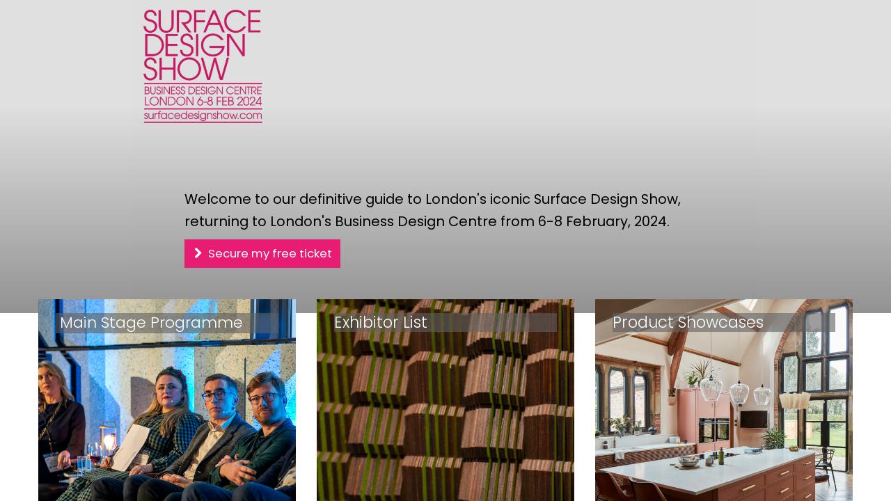 Contents - Surface Design Show Preview