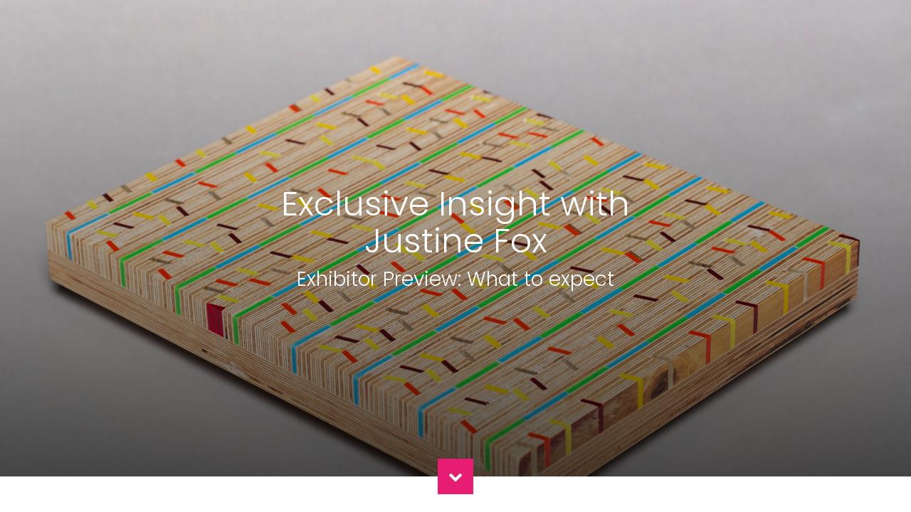 Justine Fox Exhibitor Preview - Surface Design Show Preview