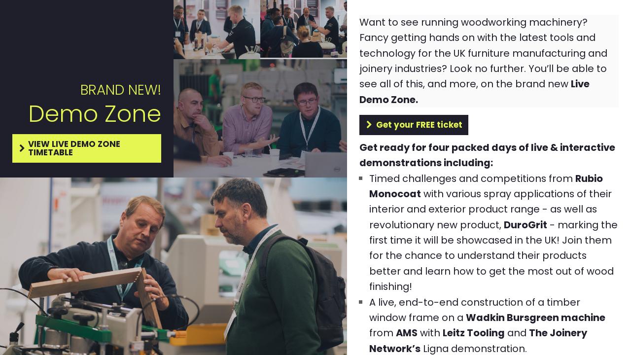 Live Demo Zone - Materials & Finishes Show