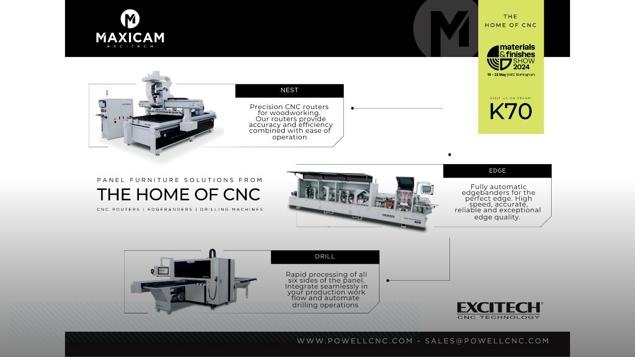 Maxicam, Stand K70 - Materials & Finishes Show