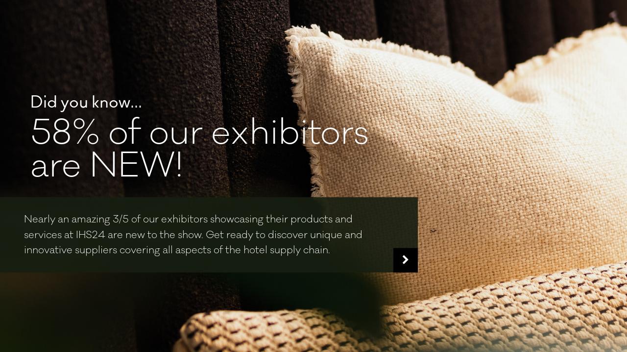 Exhibitor Debuts - IHS24 | Official Digital Show Preview
