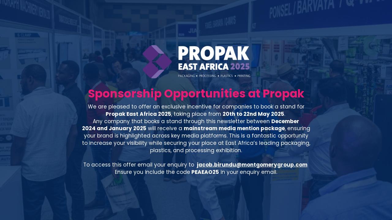 Sponsorship Opportunities at Propak - Propak 2025