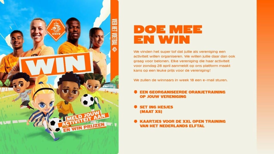 Doe mee en win - Dromen van Oranje