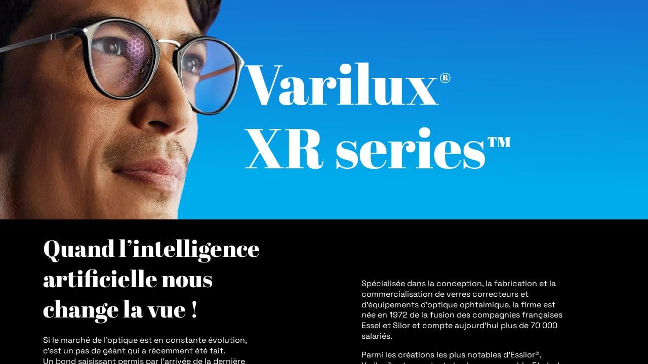 Essilor Varilux XR series - BEAUGENCY OPTIQUE