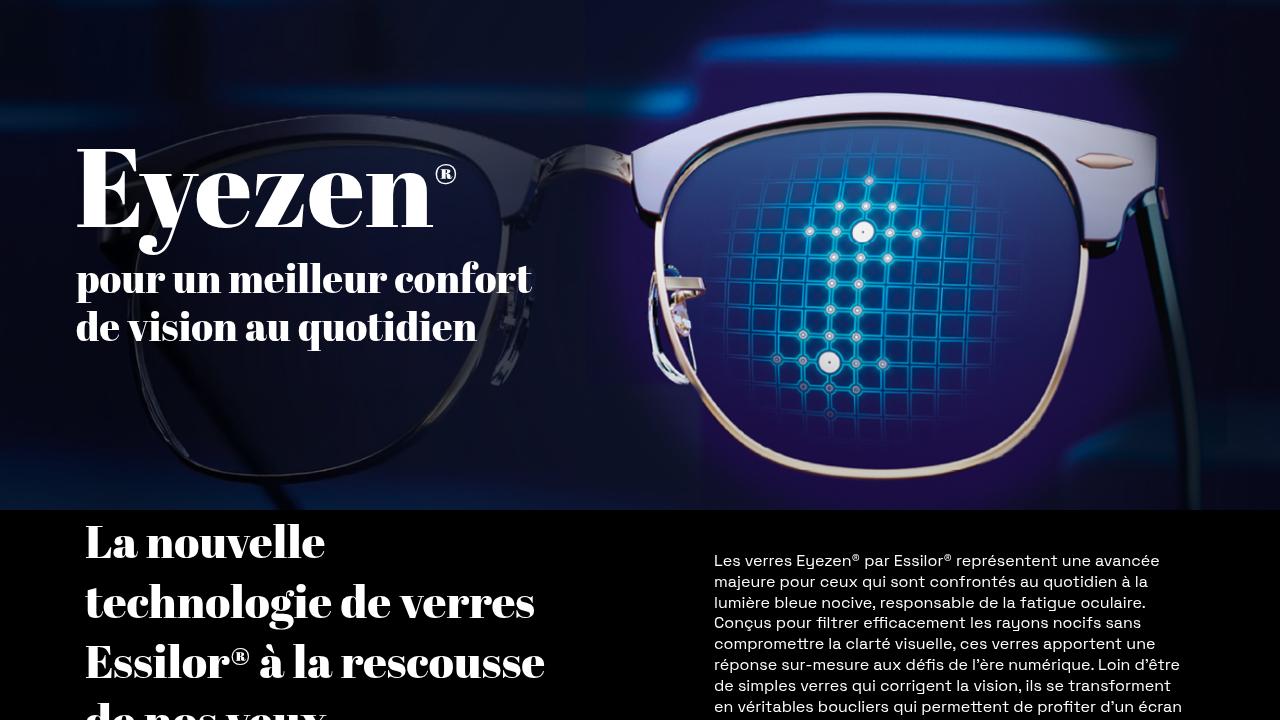 Essilor Eyezen - MAGAZINE LES OPTICIENS ALEXANDRE 2025