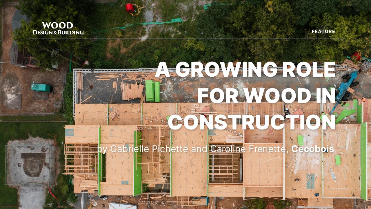Why more wood? - Wood Design & Building 2025 | Volume 24, Issue 95
