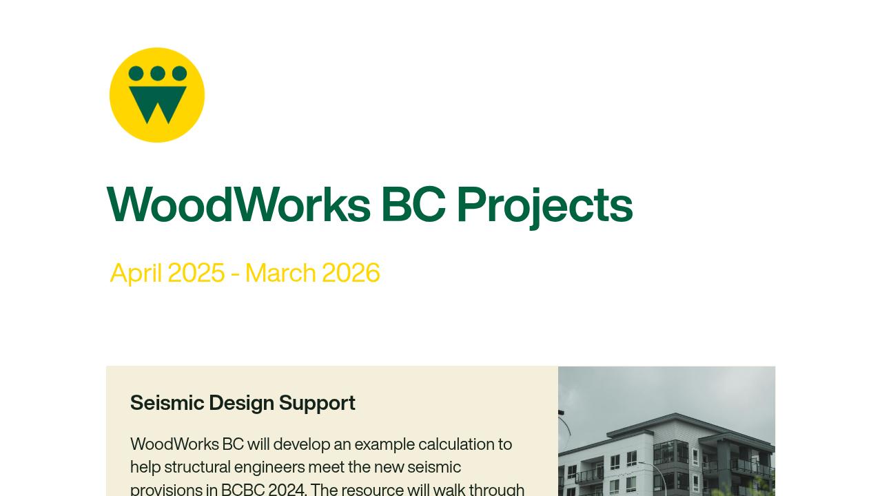 WoodWorks BC Projects - WoodWorks Insider | Volume 1, Issue 1