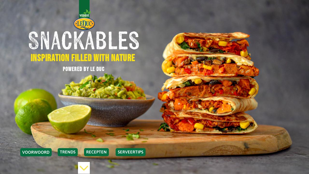 Welkom! - Le Duc - Snackables voorjaar