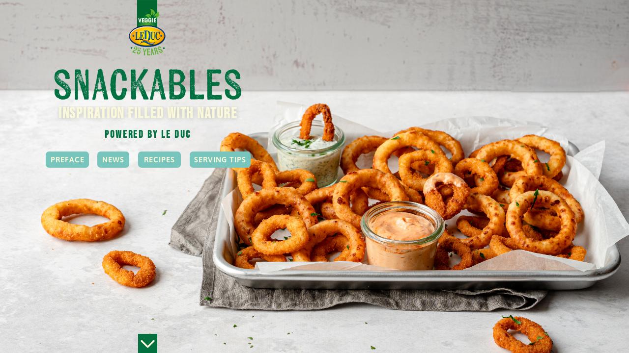 Welcome! - Le Duc - Snackables ANNIVERSARY