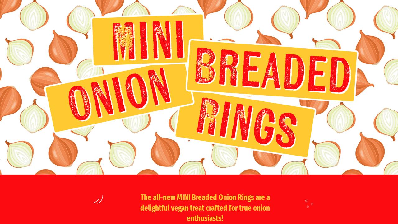 Mini Breaded Onion Rings - Le Duc - Onion Edition ENG