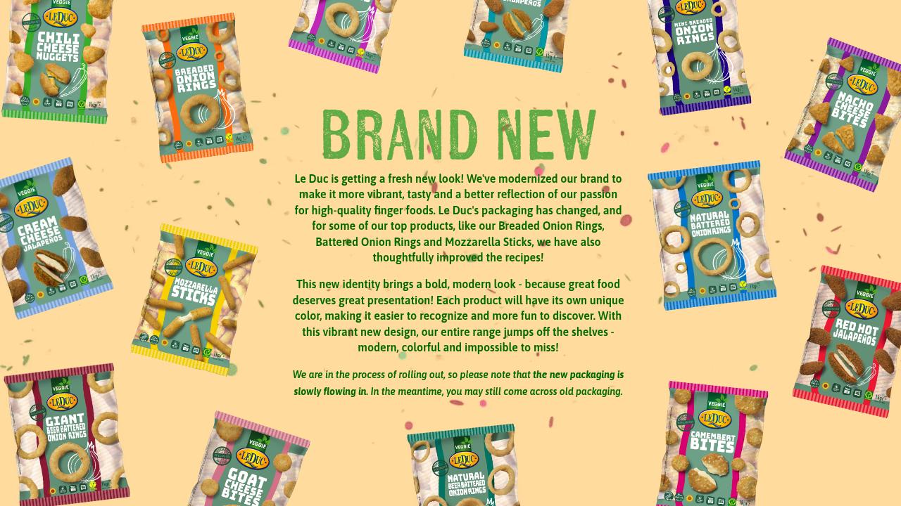 Brand New - ENG Le Duc - Snackables SURPRISING AND TASTEFULL