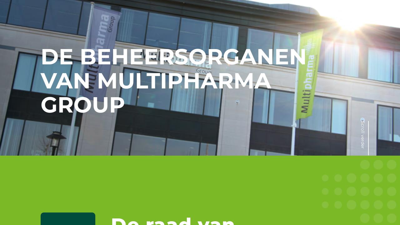 Beheersorganen - Multipharma Jaarverslag 2023
