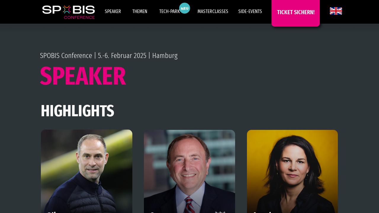 Speaker - SPOBIS Conference 2025 – Programm veröffentlicht: Das ...