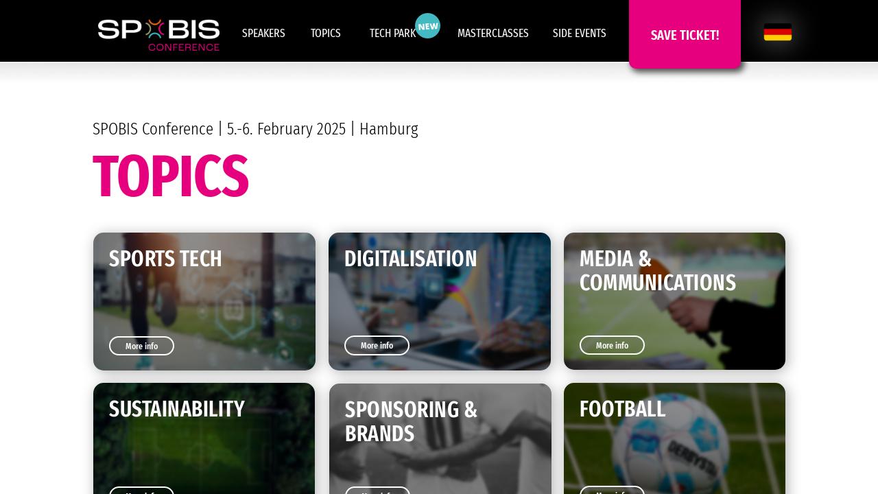 Topics - SPOBIS Conference 2025 - Programme published: The sports ...