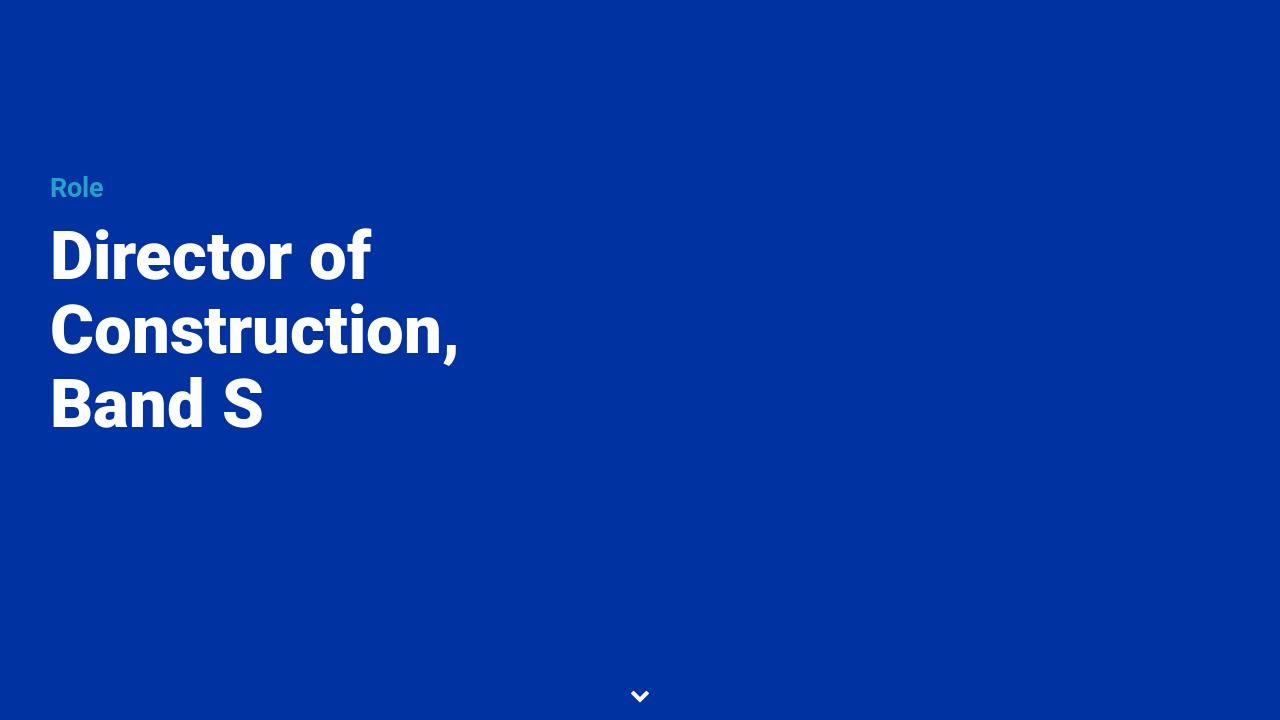 Role: Director of Construction, Band S - Metropolitan Police - Property ...