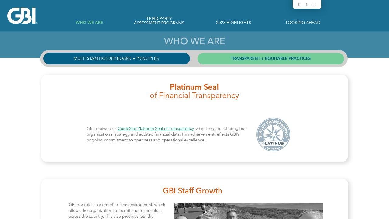 Who We Are – Transparent - GBI Lookbook 2023