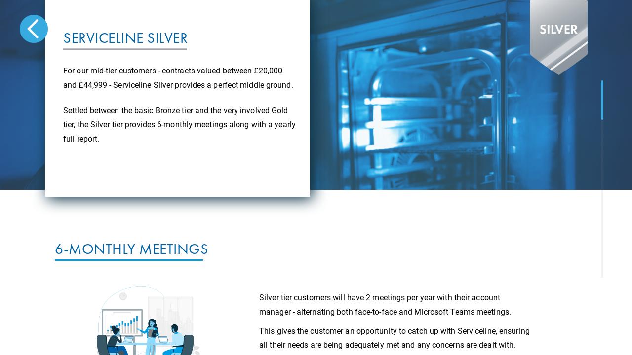 Silver Customers - Serviceline Contract Update