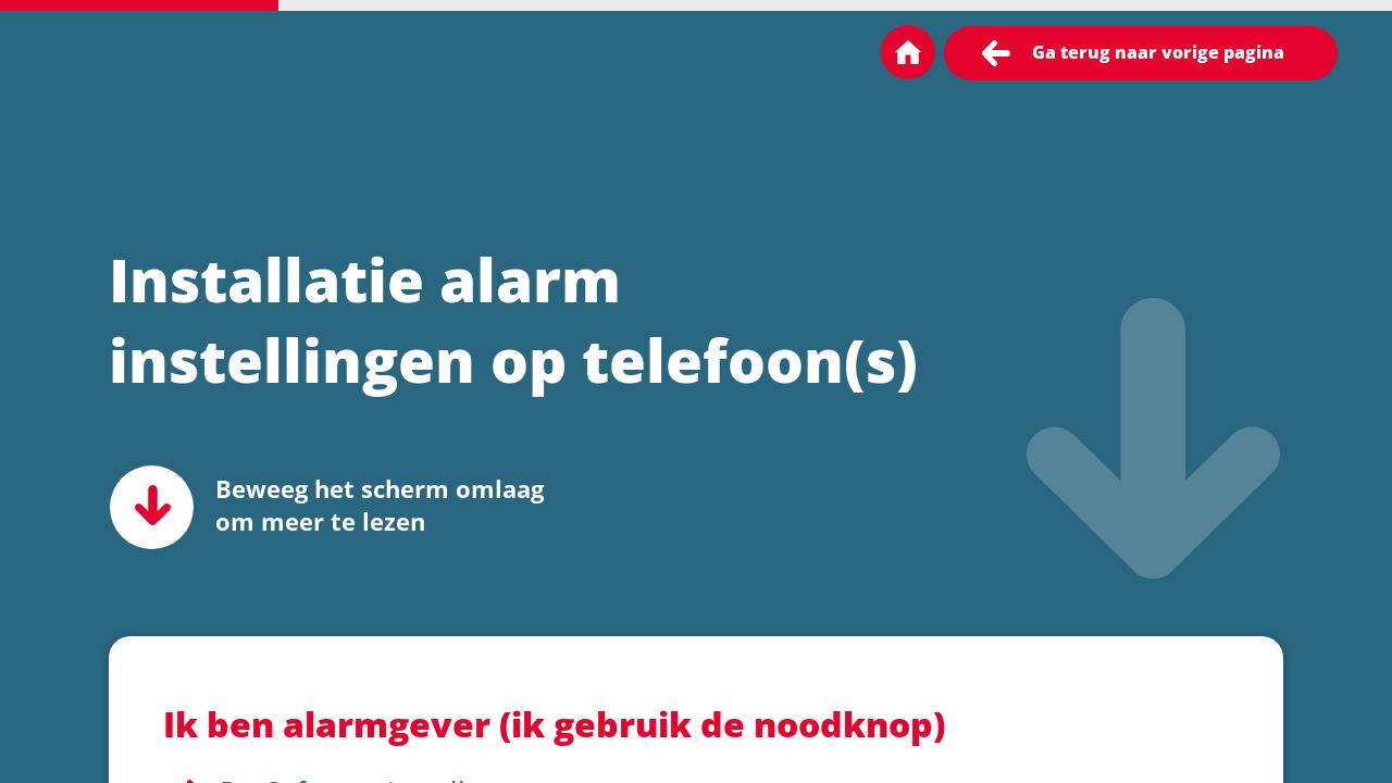 Inhoudsopgave installatie alarm instellingen op telefoons - Abonnement ...
