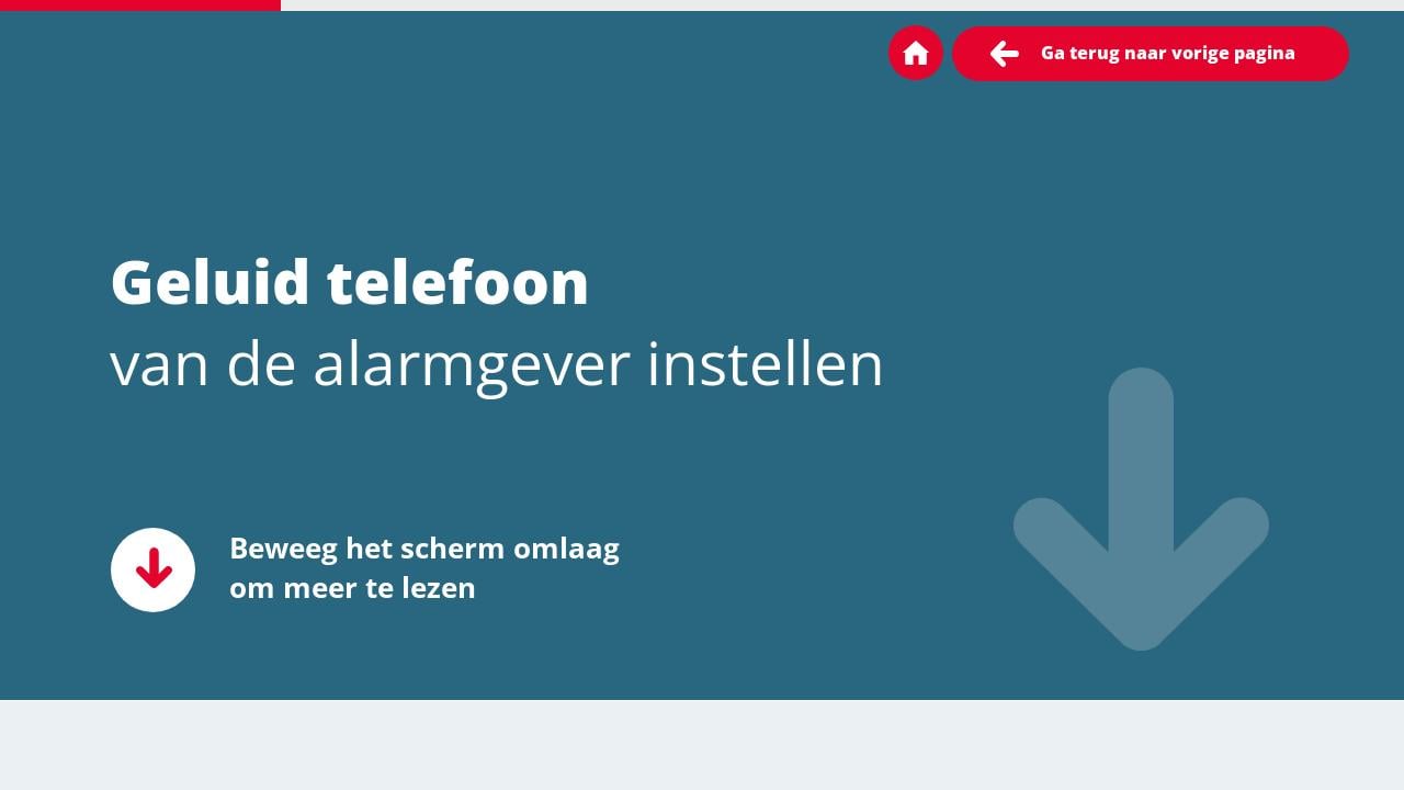 Geluid telefoon alarmgever instellen - Veel gestelde vragen