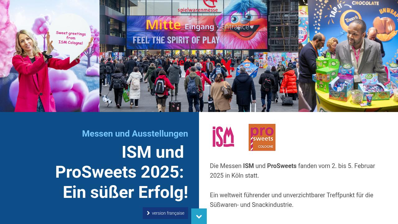ISM und ProSweets 2025: Ein süßer Erfolg! - Q1-25-d